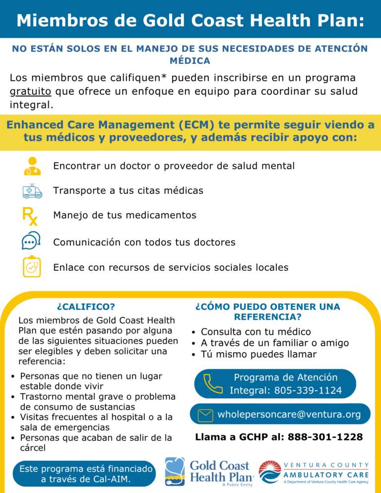Care Management – Ventura County Ambulatory Care