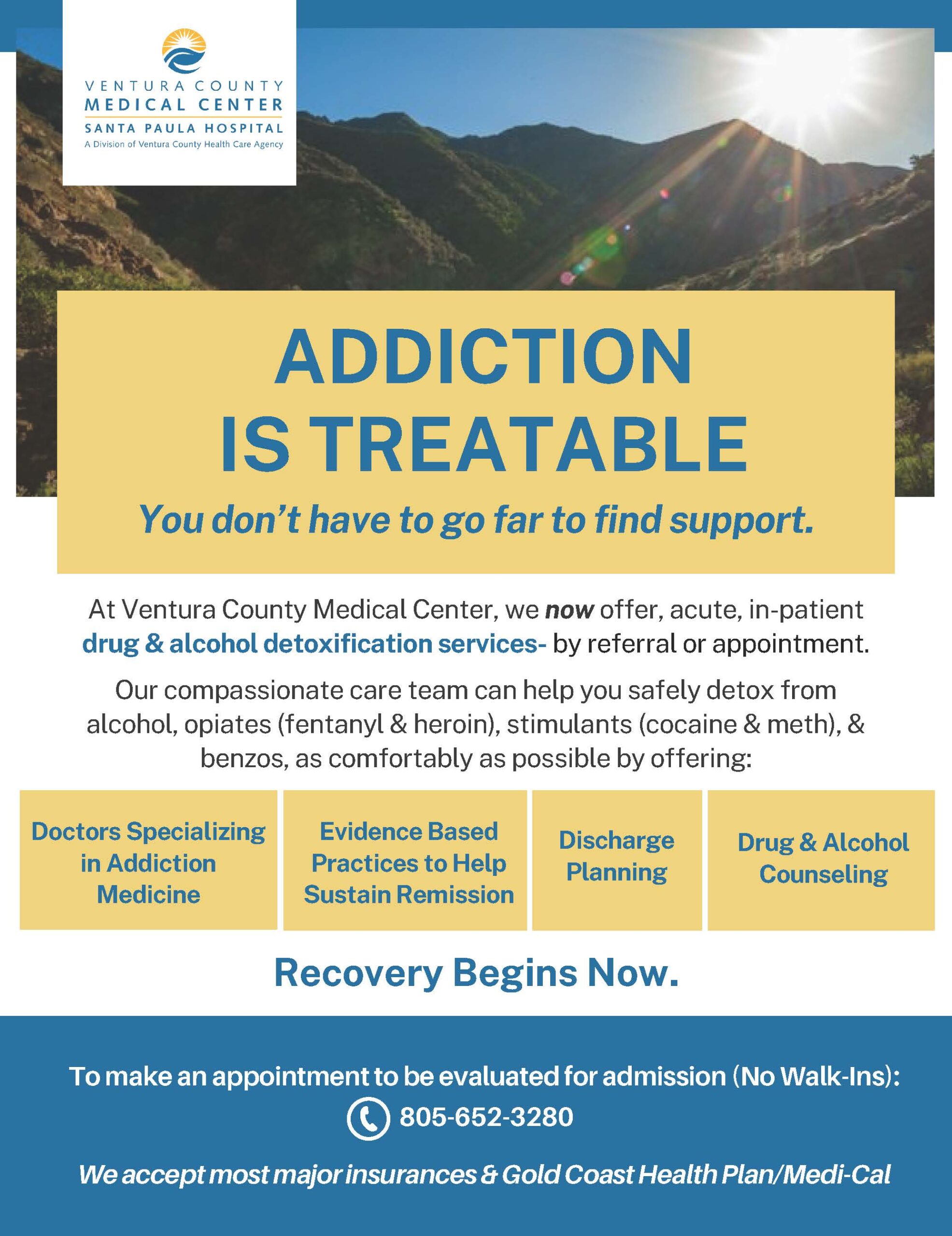 Addiction Medicine – Ventura County Health Care Agency