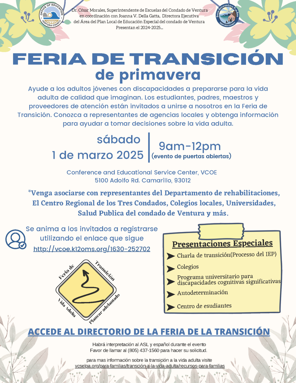 Ventura County SELPA Spring Transition Fair – Ventura County Health ...